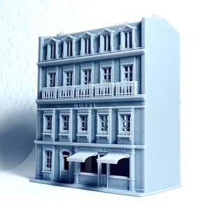 N Scale French Hotel - 1:160 for Diorama Modeling Kit - Building#25d - Etsy