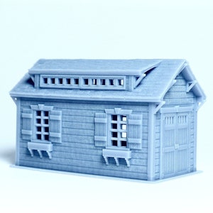 N Scale Garden Shed Craftsman Style - 1:160 for Diorama Modeling Kit ...