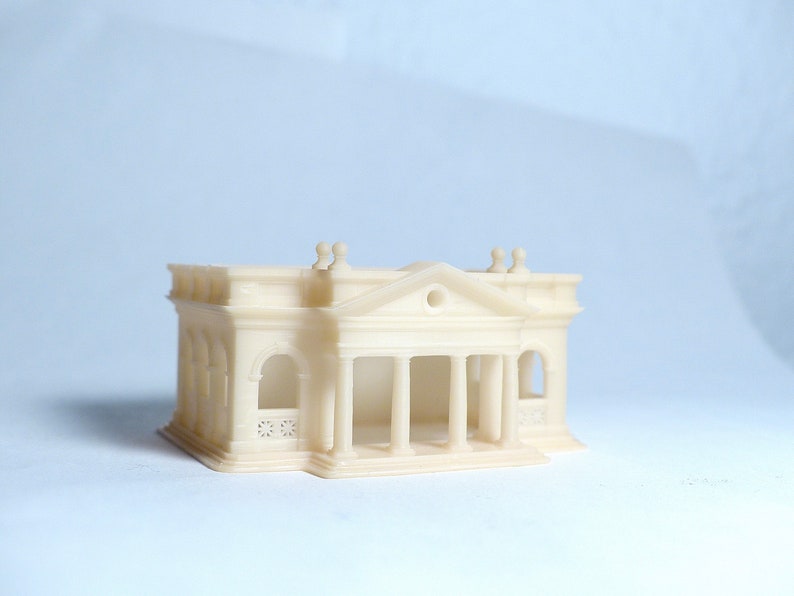 Classic Garden Building - N Scale 1:160 for Diorama Modeling Kit ...