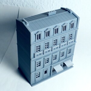 N Scale French Hotel - 1:160 for Diorama Modeling Kit - Building#25d - Etsy