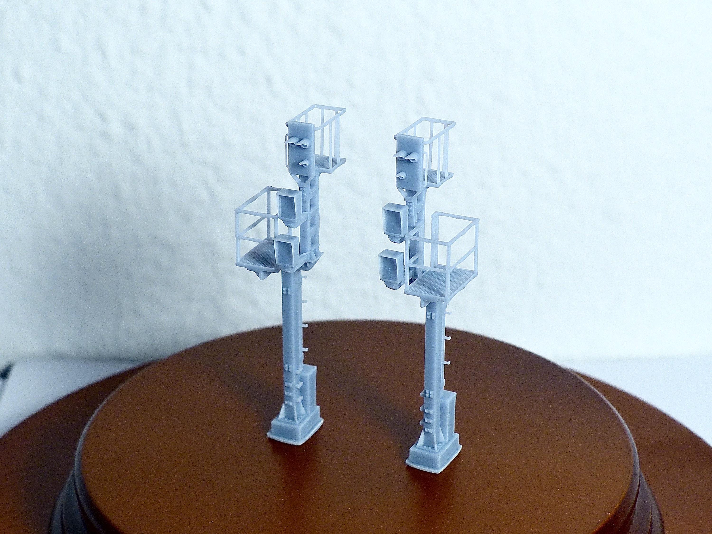 N Scale Railway Signal Mast (pack of 2) - 1:160 Diorama Kit - Building ...