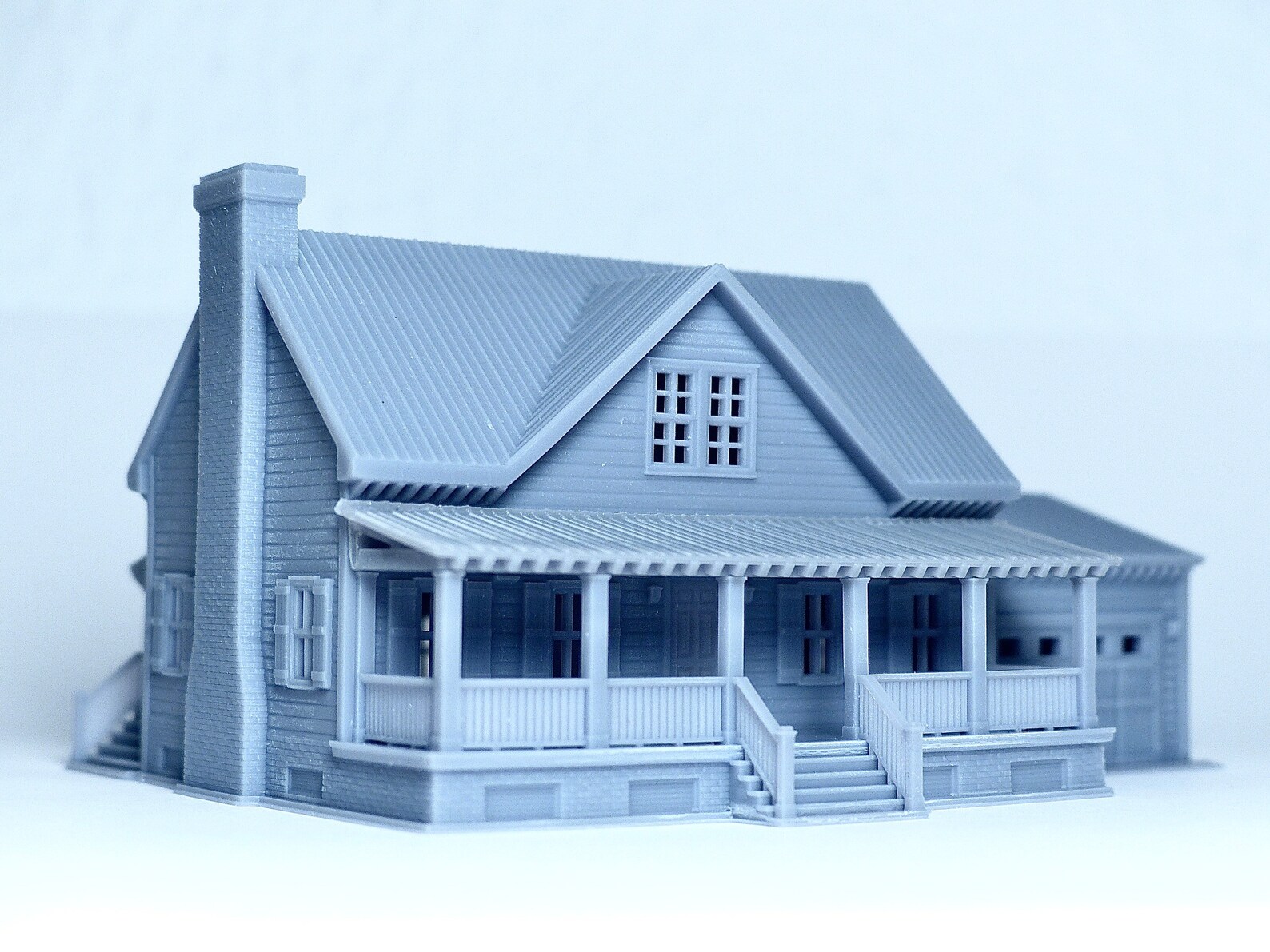 N Scale Cottage House With Garage - 1:160 for Diorama Modeling Kit ...