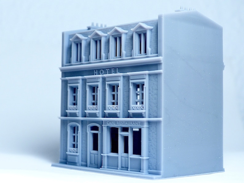 N Scale Hotel Restaurant 1/160 for Diorama Modeling Kit - Etsy