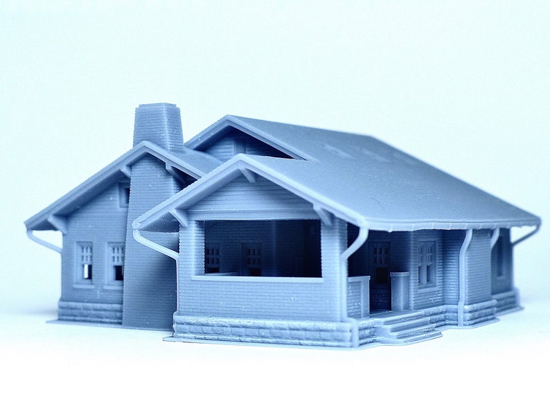 N Scale Brick Structure Farmhouse 1:160 for Diorama Modeling - Etsy