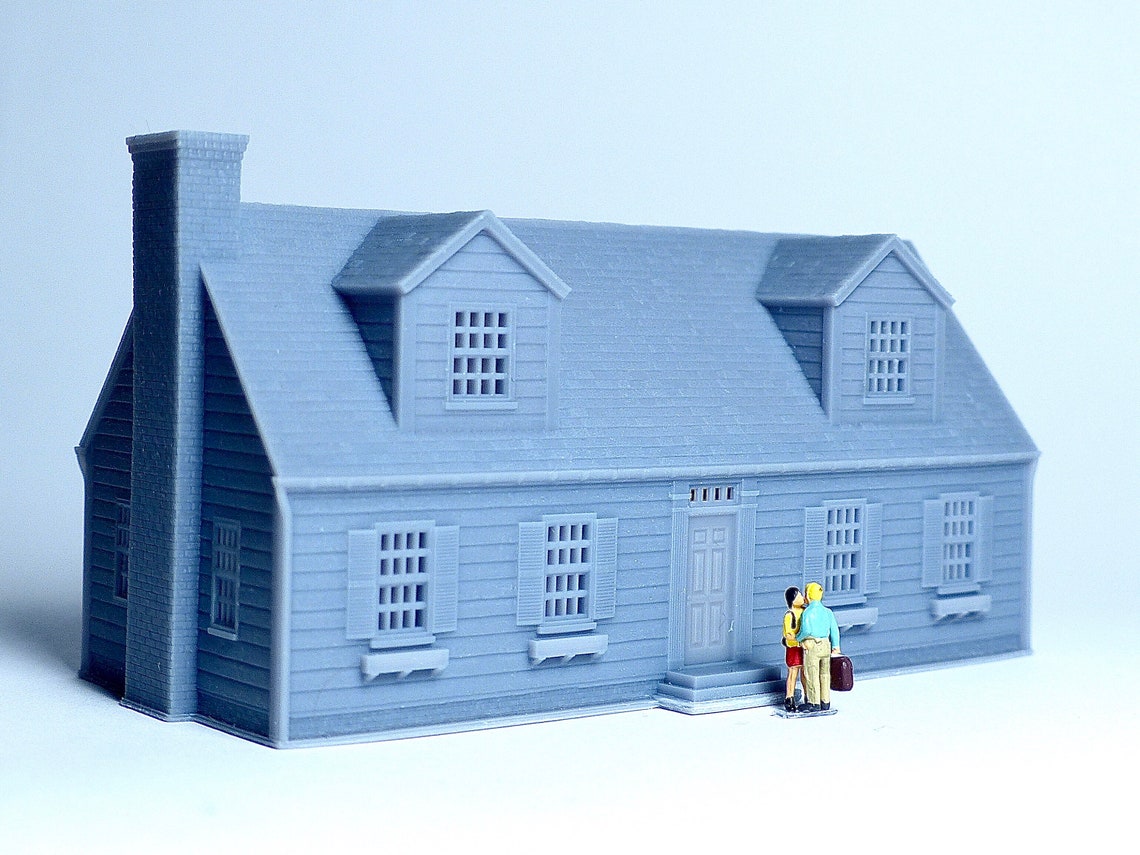 N Scale Cape Cod Style House 1:160 for Diorama Modeling Kit - Etsy