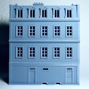 HO Scale French Hotel With Bakery Store – Diorama Building Model 1:87 ...