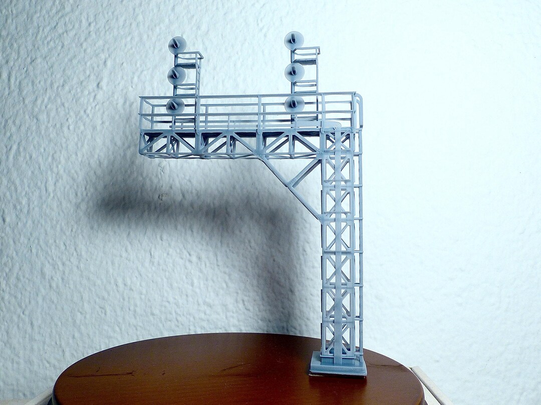 HO Scale Railway Signal Mast - 1:87 for Diorama Modeling - Building#37 ...