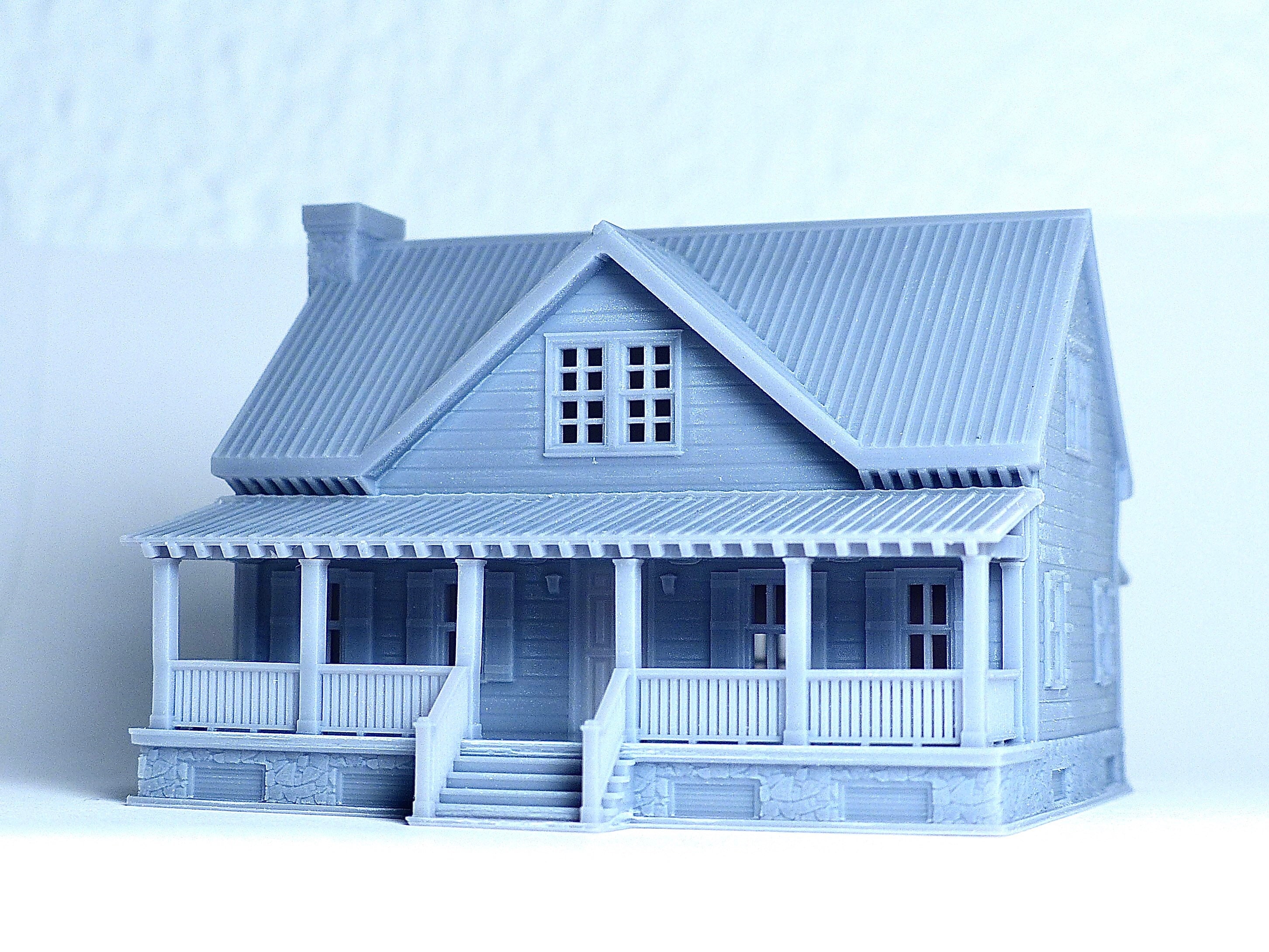 N Scale Cottage House - 1:160 for Diorama Modeling Kit - Building#29d ...
