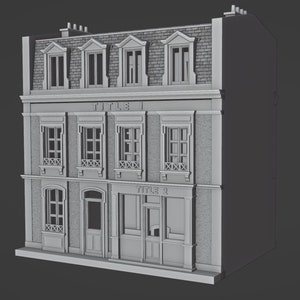 N Scale Hotel Restaurant - 1/160 for Diorama Modeling Kit - Building ...