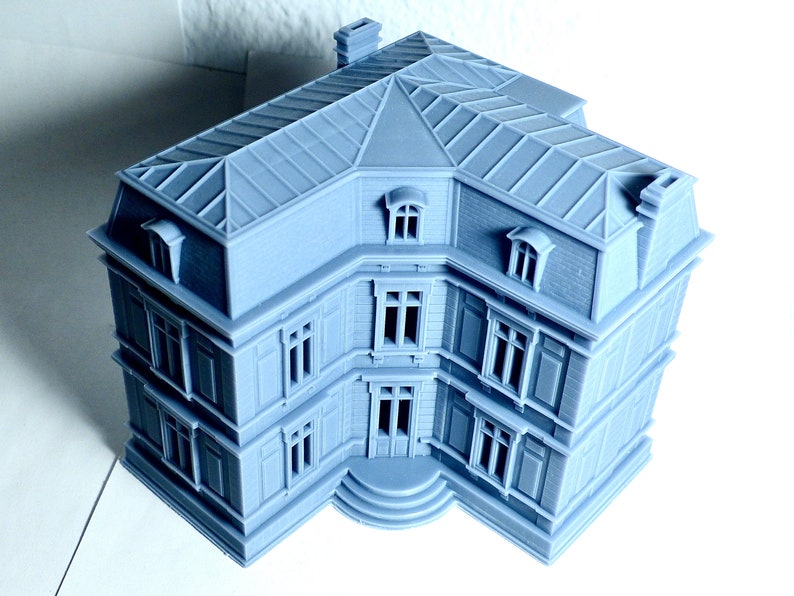 HO Scale Traditional French House - 1:87 for Diorama Modeling Kit ...