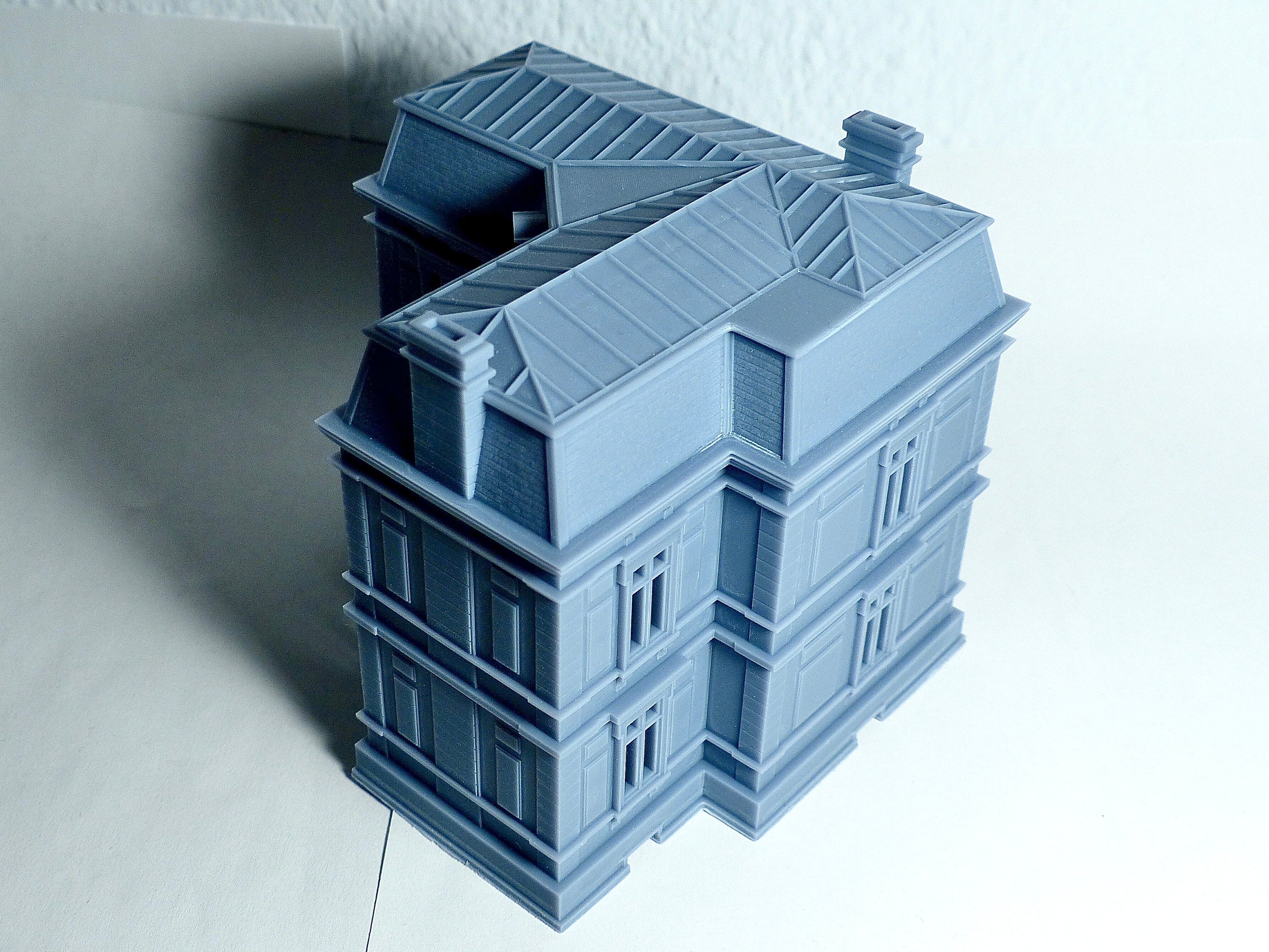 HO Scale Traditional French House - 1:87 for Diorama Modeling Kit ...