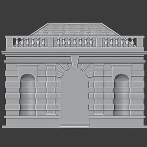 HO Scale French Style Pavilion Building - 1:87 for Diorama Modeling Kit ...