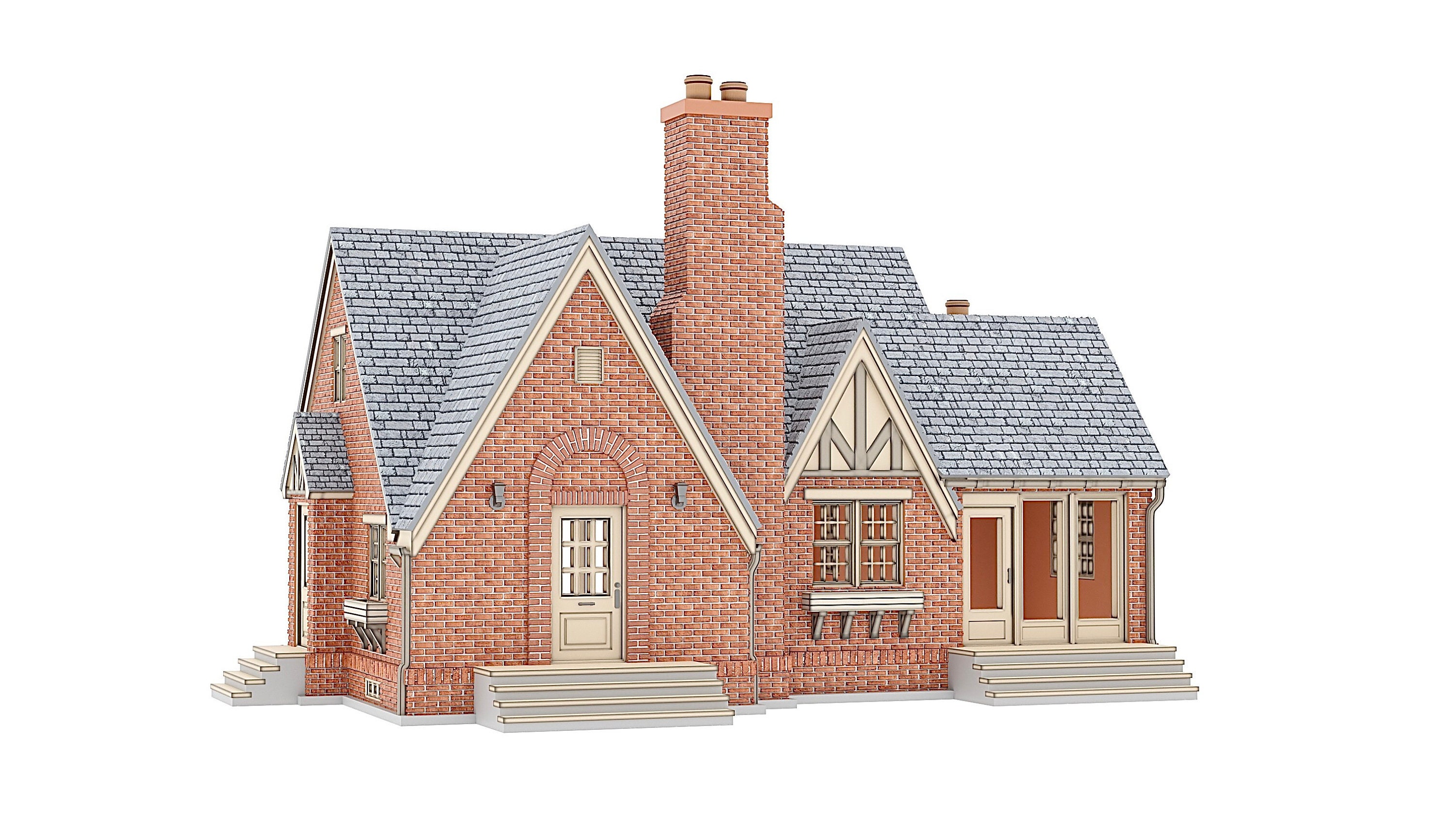 N Scale Brick Cottage 1:160 for Diorama Modeling Kit - Etsy