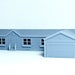 N Scale Ranch House With Parking 1:160 for Diorama Modeling - Etsy