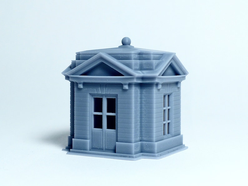 N Scale Guard Pavilion - 1:160 for Diorama Modeling Kit - Building#24c ...