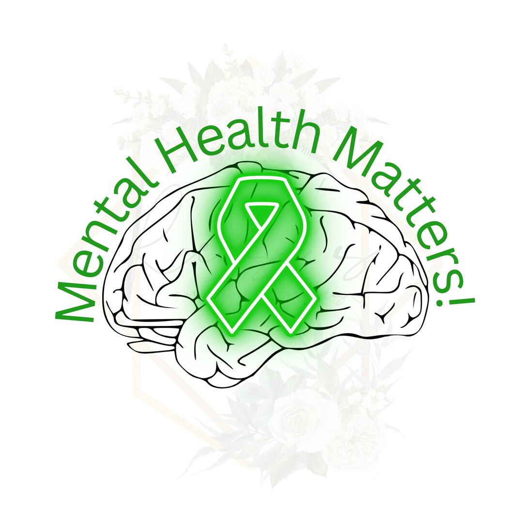 Mental Health Matters Ribbon PNG - Etsy