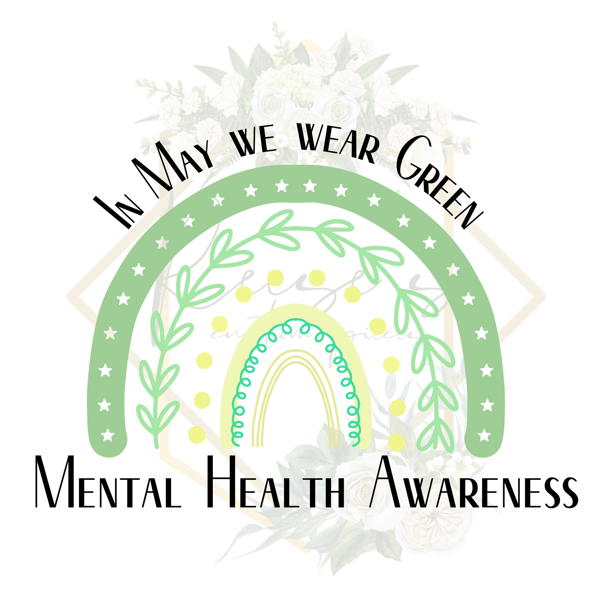 Mental Health Awareness Rainbow PNG - Etsy