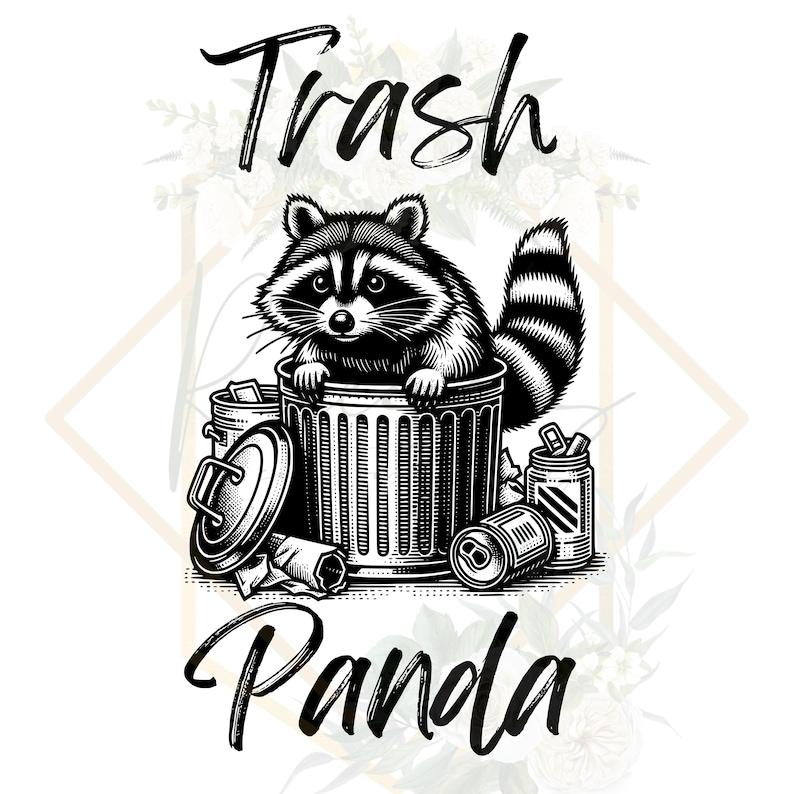 Trash Panda PNG - Etsy