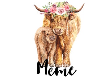 Highland Cows - Etsy