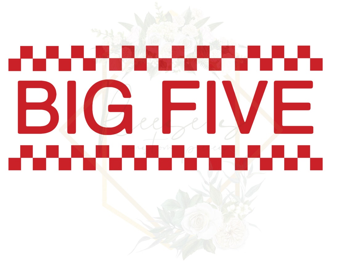 Big Five PNG Five Guys - Etsy