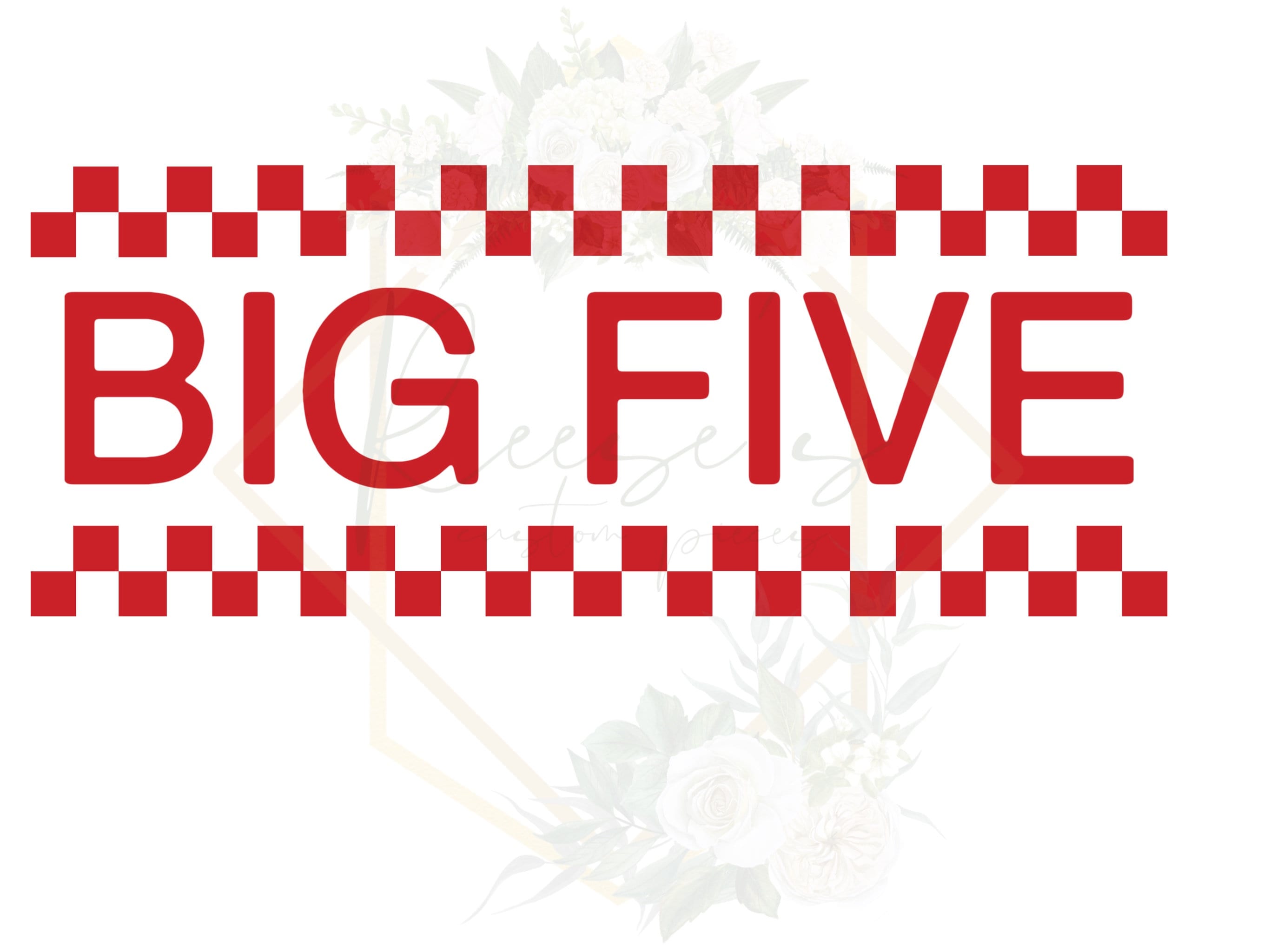 Big Five PNG Five Guys - Etsy