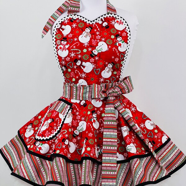 Christmas Apron - Etsy UK