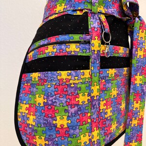 Teacher Apron, Autism Awareness Teacher Apron With Pockets and Zipper ...