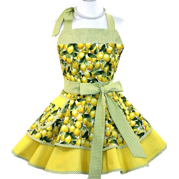 Lemon Apron - Etsy