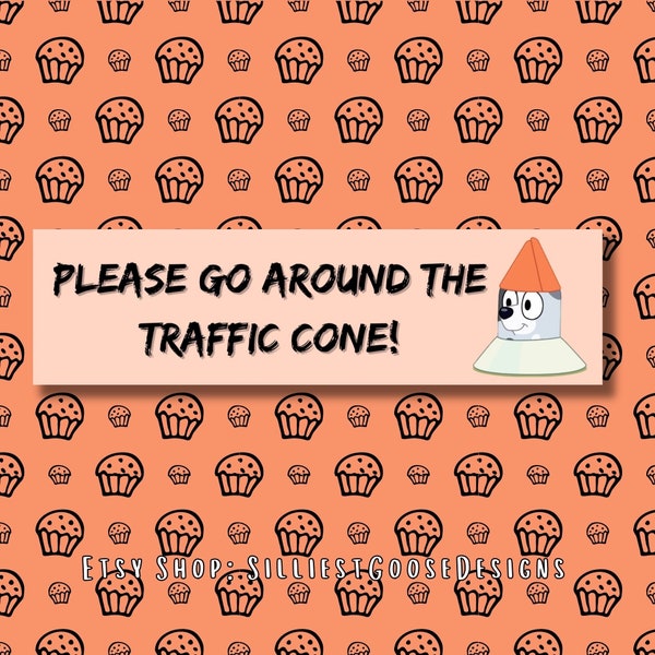 Funny Traffic Cone - Etsy