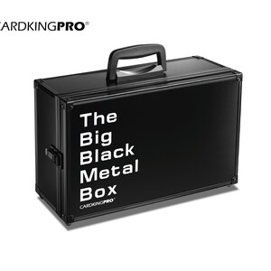 The Big Black Metal Box Suitable for Cards Against Humanity, Magic the ...