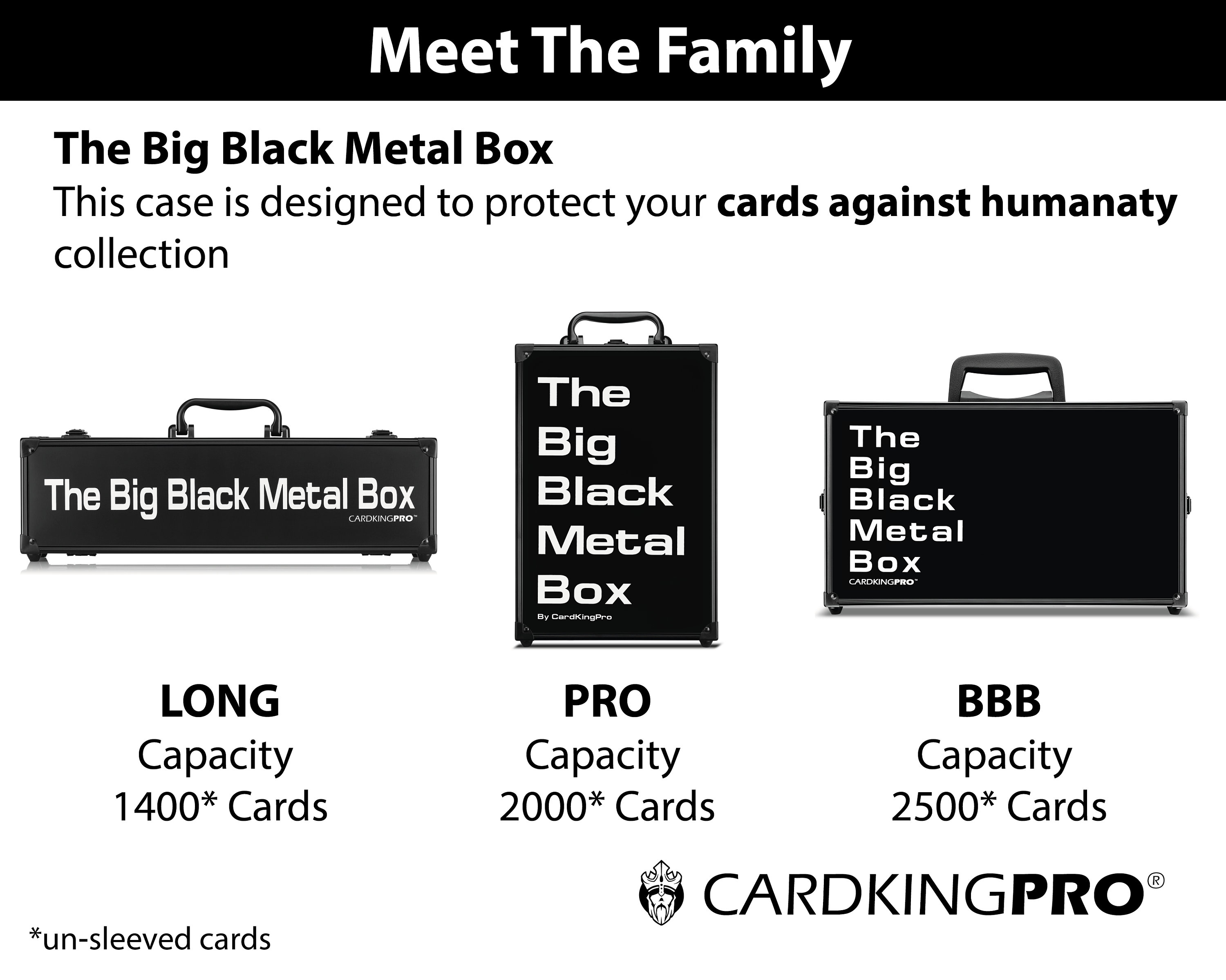 The Big Black Metal Box Suitable For Cards Against Humanity | Etsy