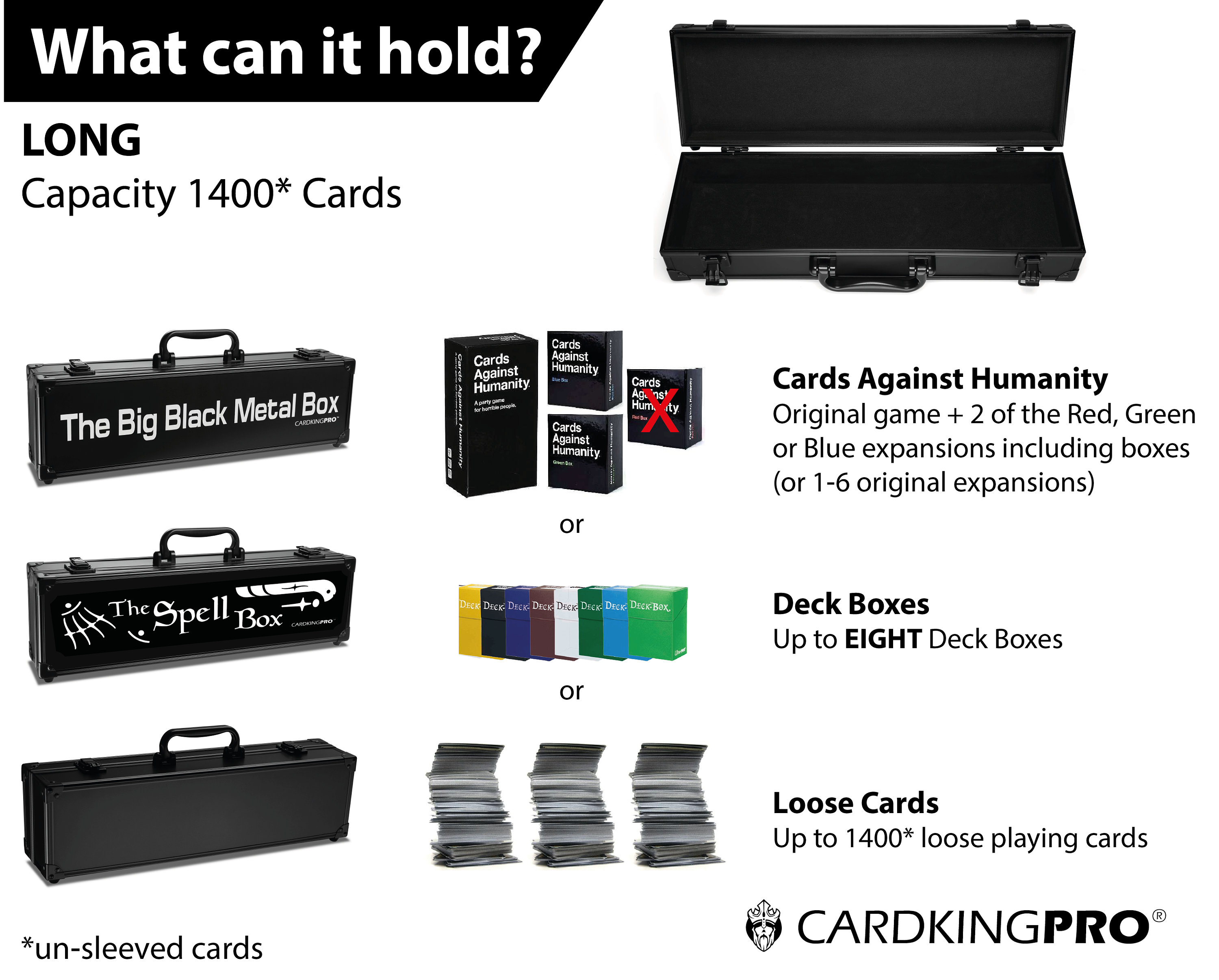 Game Card Storage Case Suitable For Cards Against Humanity | Etsy