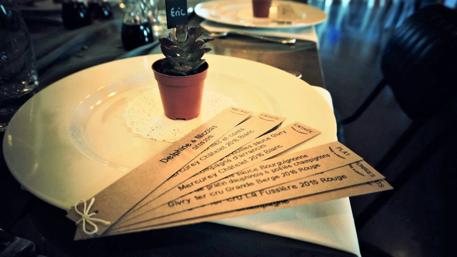 Personalized Fan Menu Wedding or Baptism Table Decoration | Etsy Australia