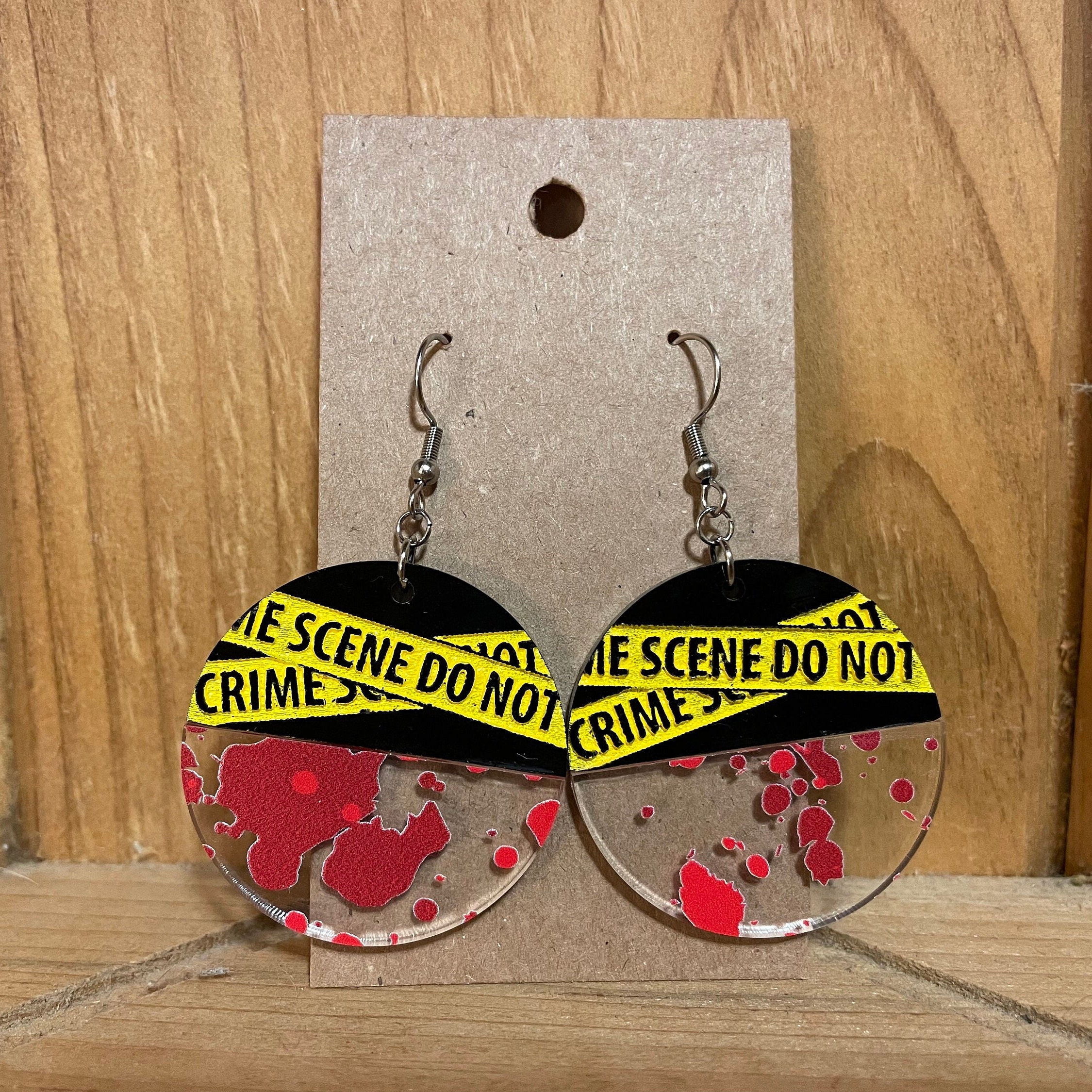 True Crime Halloween Horror Crime Scene Blood Splatter - Etsy