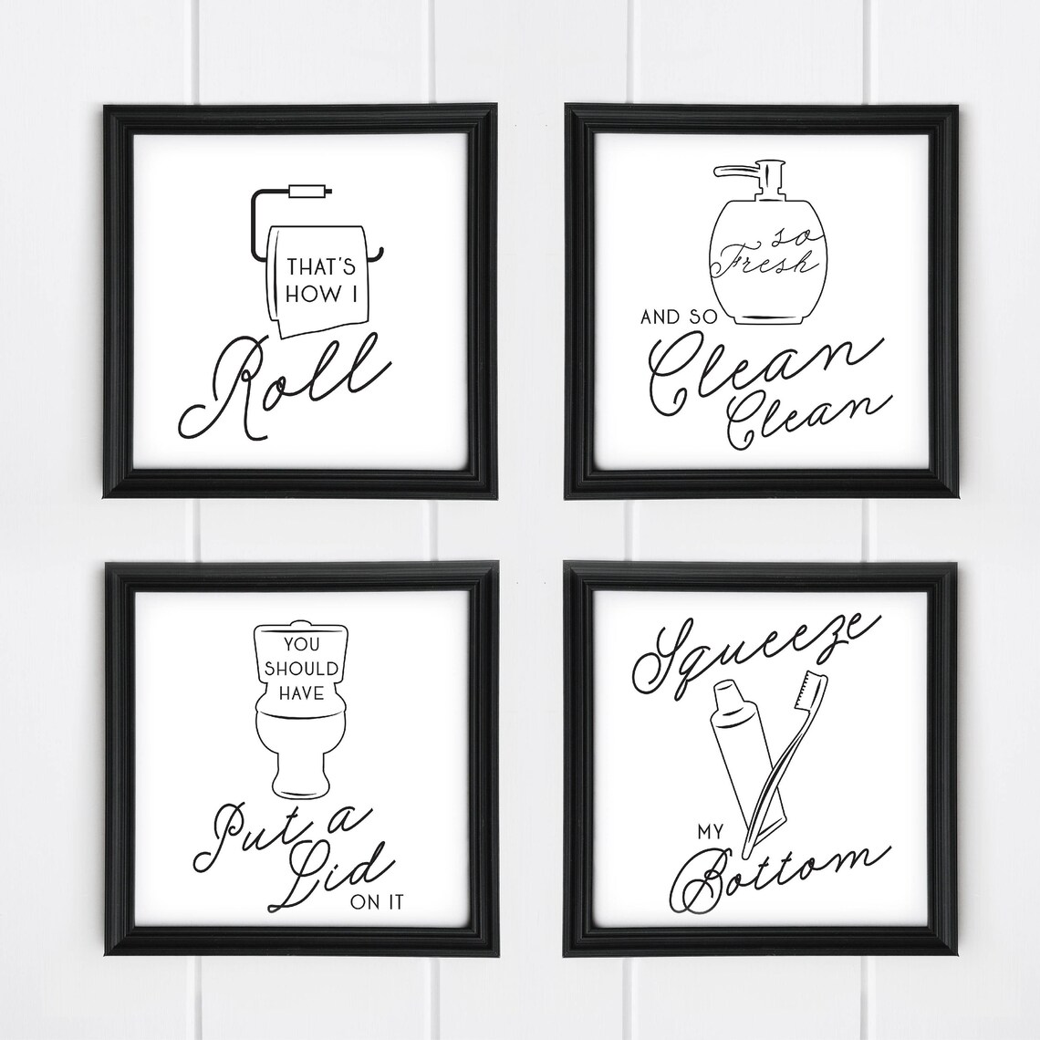 Bathroom Break Sign how I Roll INSTANT PRINT Funny Chalk - Etsy