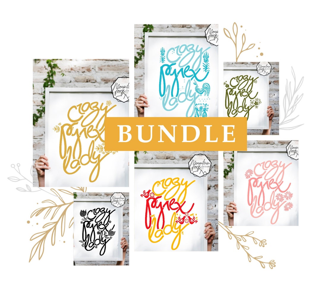 BUNDLE Pyrex Design BUNDLE, Crazy Pyrex Lady Svg/clip Art - Etsy