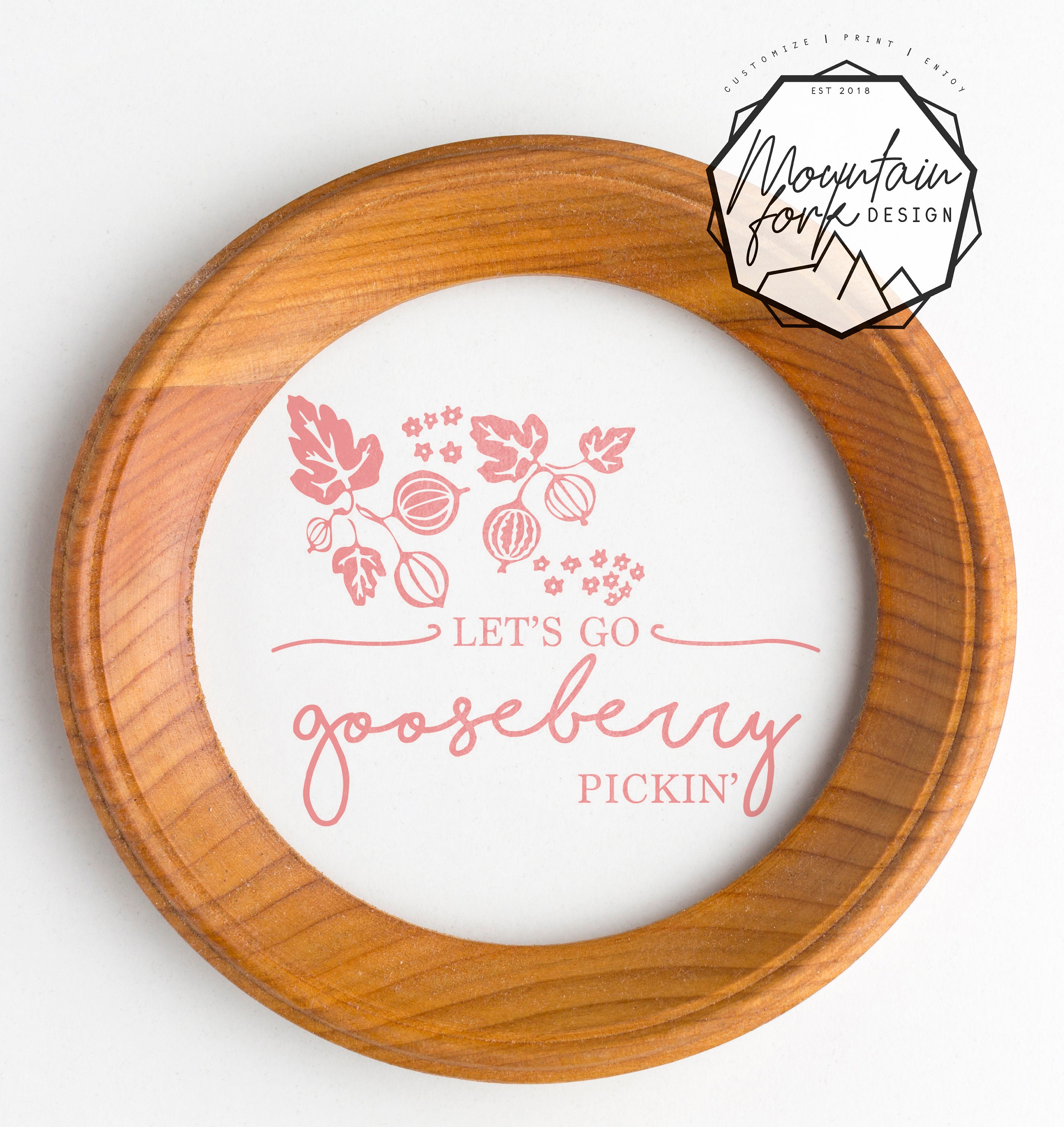 Pyrex "gooseberry Pickin'" - Svg/clip Art - Etsy