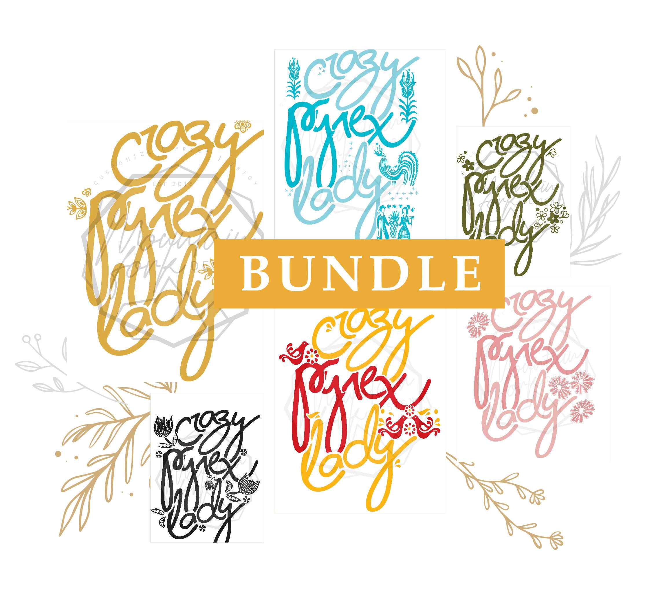 BUNDLE Pyrex Design BUNDLE, Crazy Pyrex Lady Svg/clip Art - Etsy