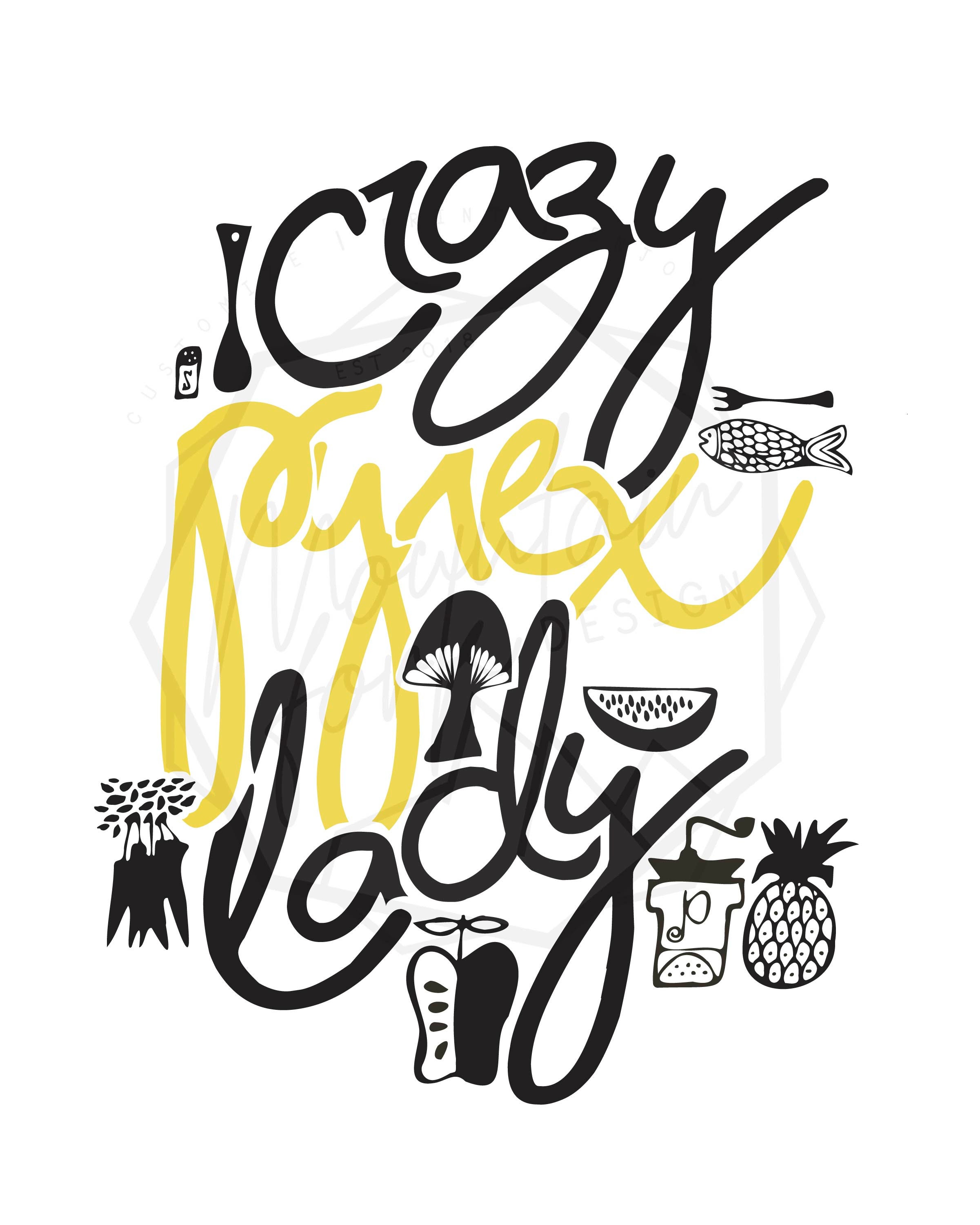 Mod Kitchen Pyrex, Crazy Pyrex Lady Svg/clip Art - Etsy