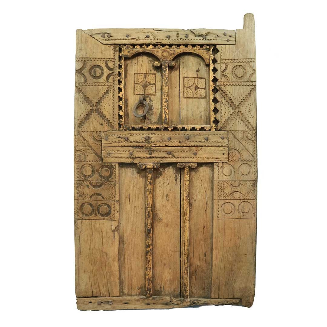 Antique Moroccan Berber Wood Hand Carved Door - Etsy