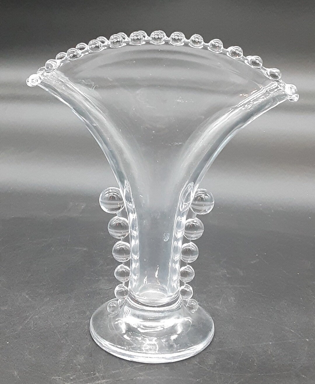 Vintage Imperial Glass Fan Vase Imperial Candlewick Fan Vase - Etsy