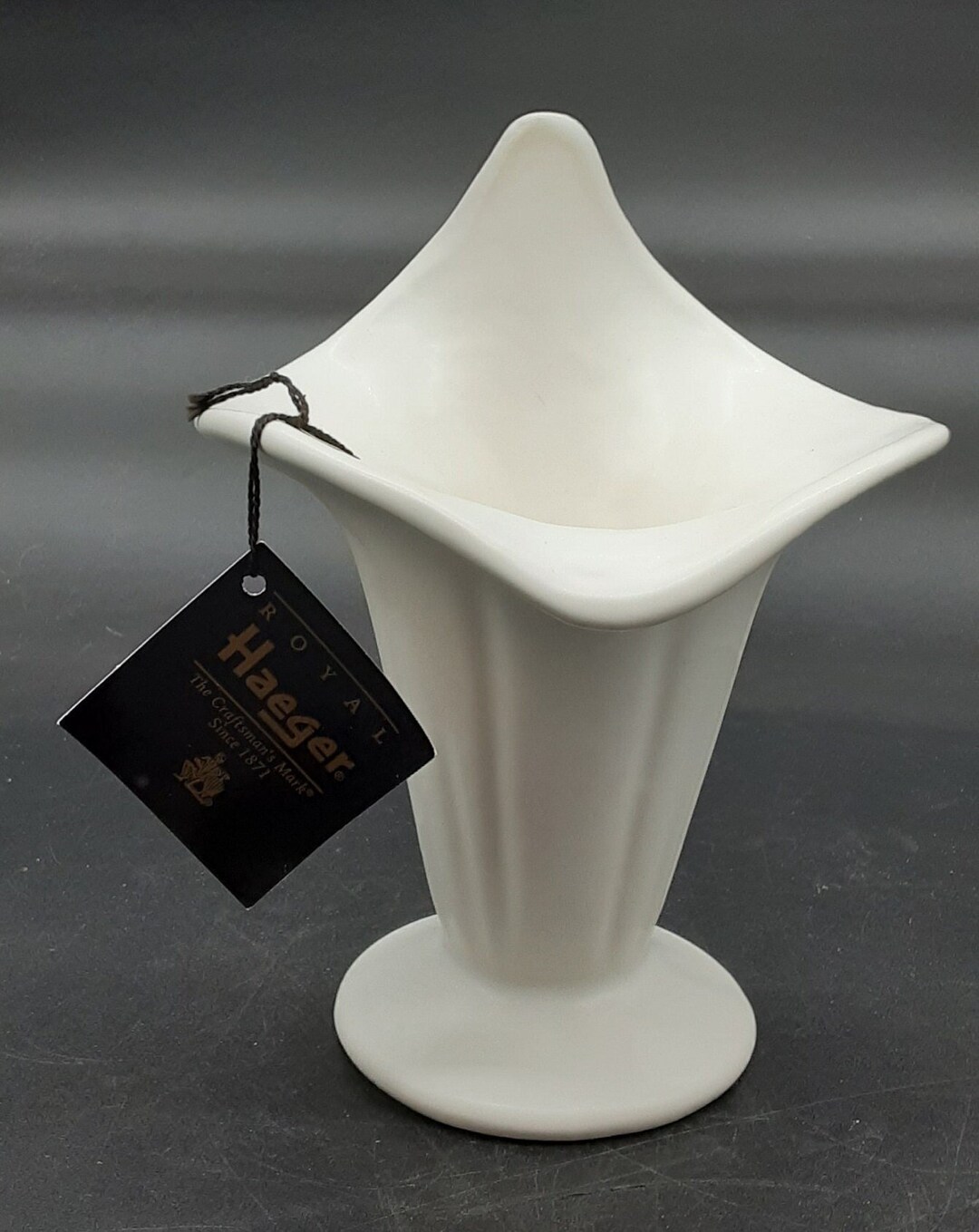 Vintage Haeger Jack in the Pulpit Vase White With Original - Etsy