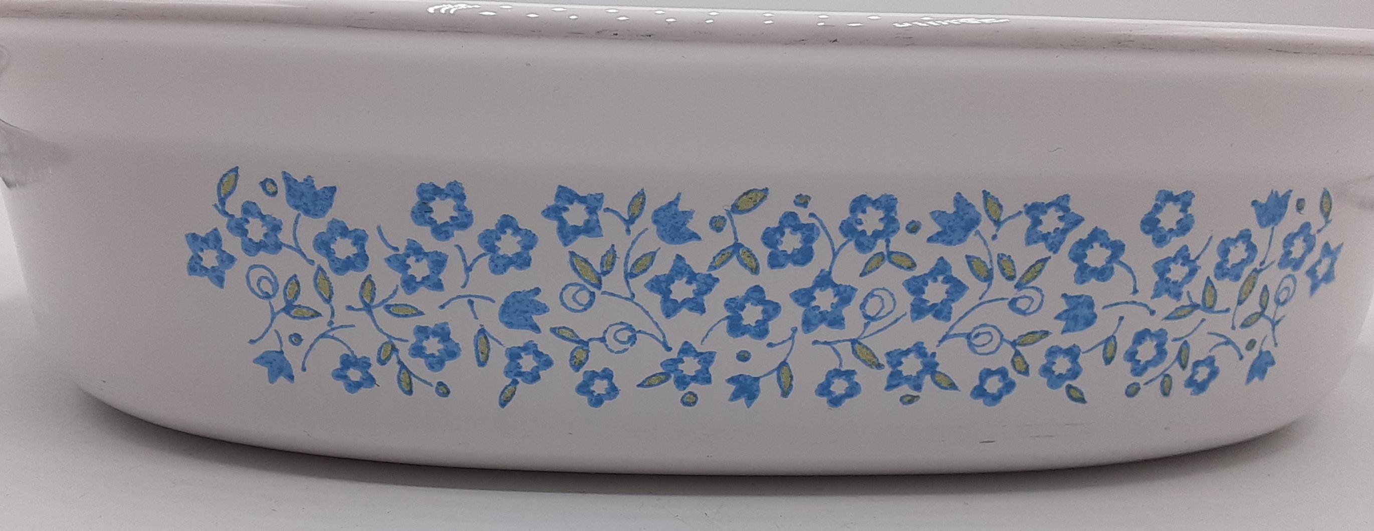 Corning Ware 1 1/2 Qt. Casserole Blue Heather Design - Etsy