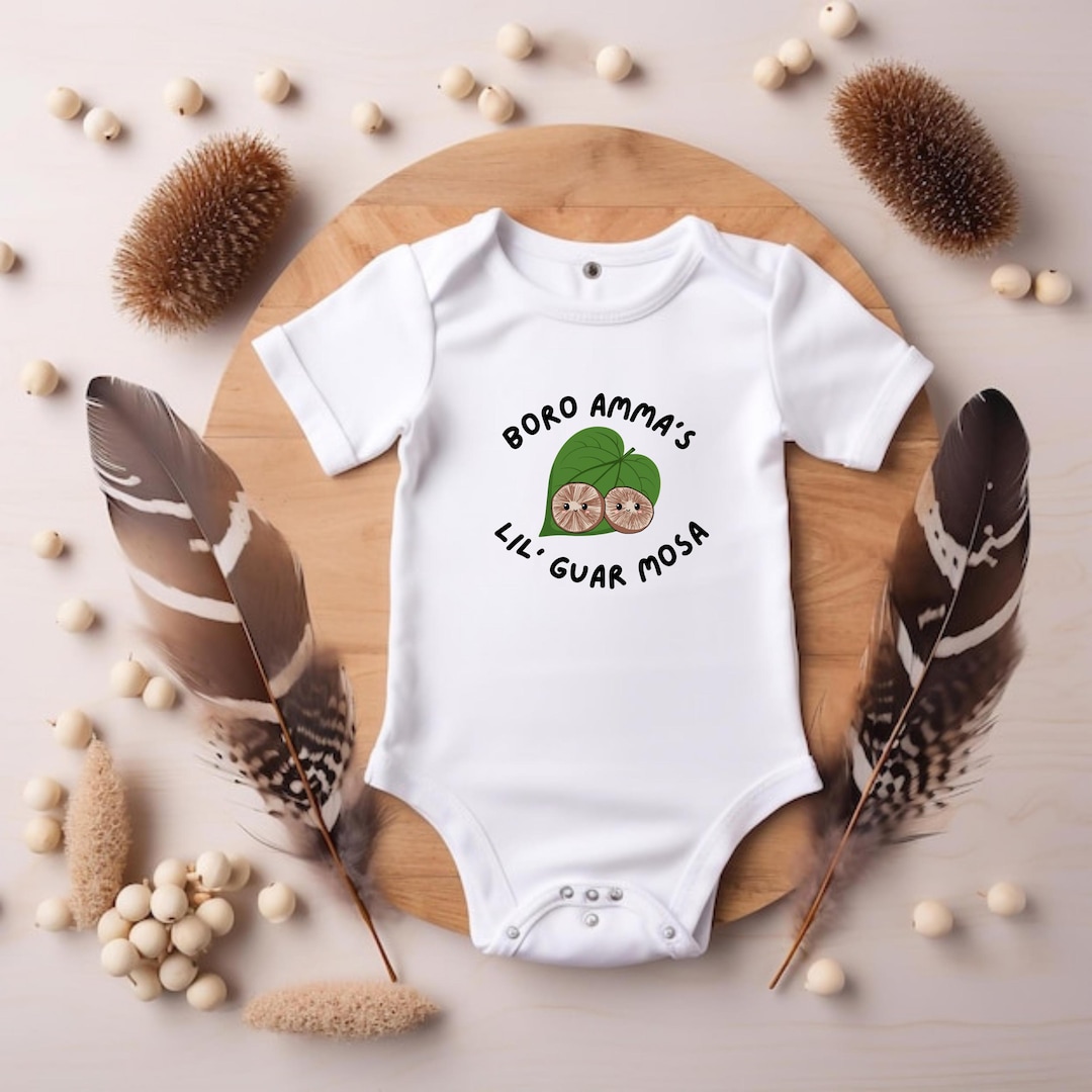 Boro Amma’s Lil Guar Mosa | Bengali Baby Bodysuit | Cute Cultural Baby ...