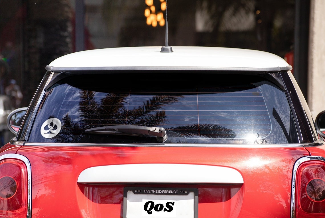 Queen of Spades Vinyl Sticker Decal. Qos Car Decal. Queen of - Etsy