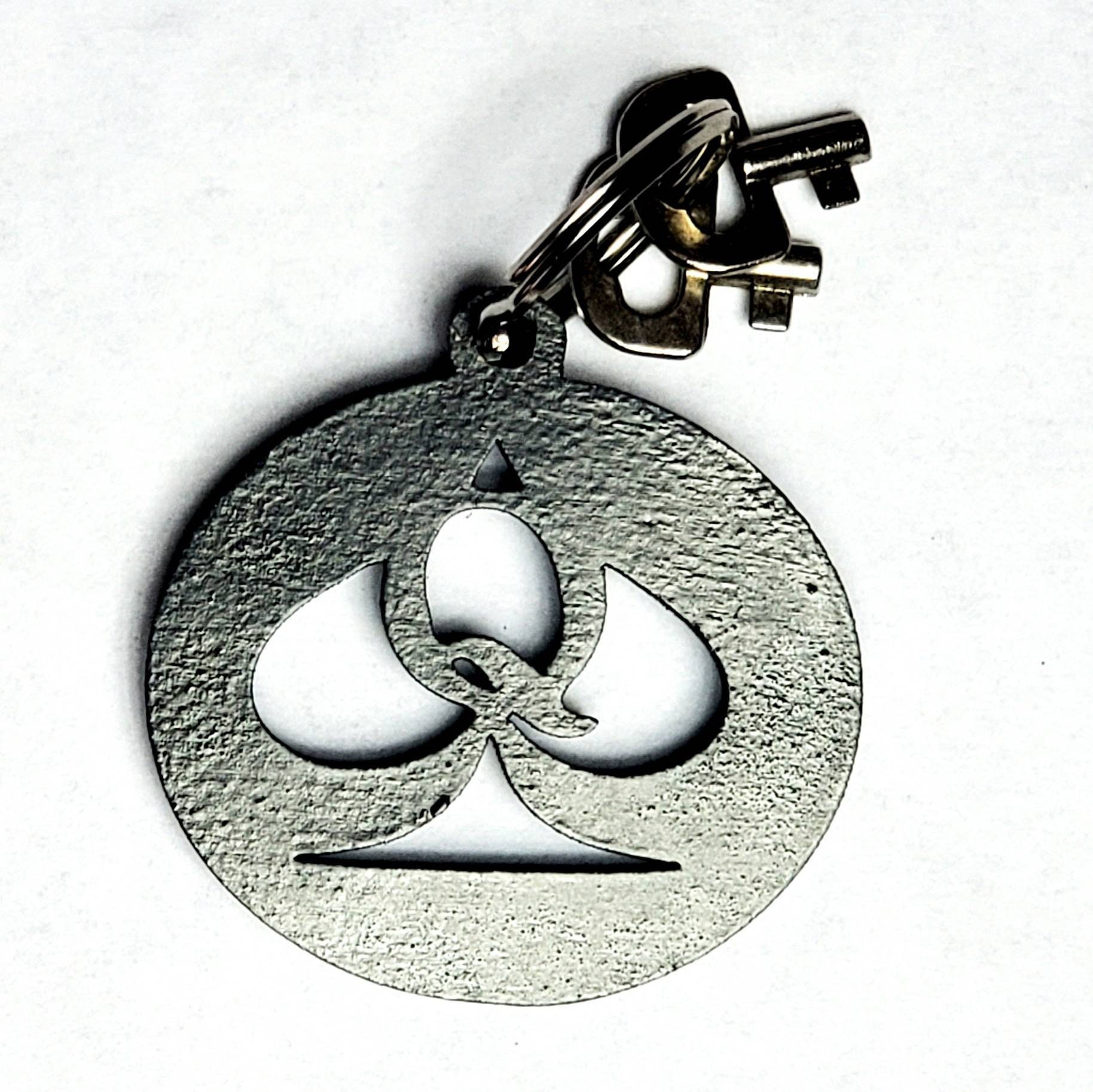 Queen of Spades Qos Keychain. 2 Inch Qos Black Wooden Key - Etsy