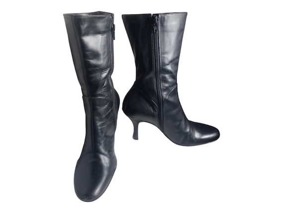 Kenneth Cole Sweet as Candy Genuine Leather Black Boo… - Gem