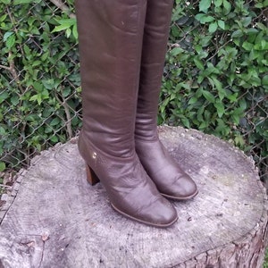 Sz 9 M Vintage Riding Boots From the 80s by Cobbies/ Genuine Leather ...