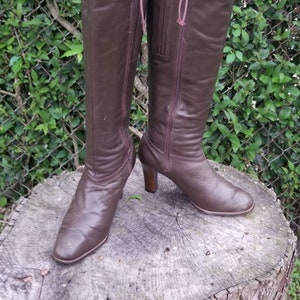 Sz 9 M Vintage Riding Boots From the 80s by Cobbies/ Genuine Leather ...
