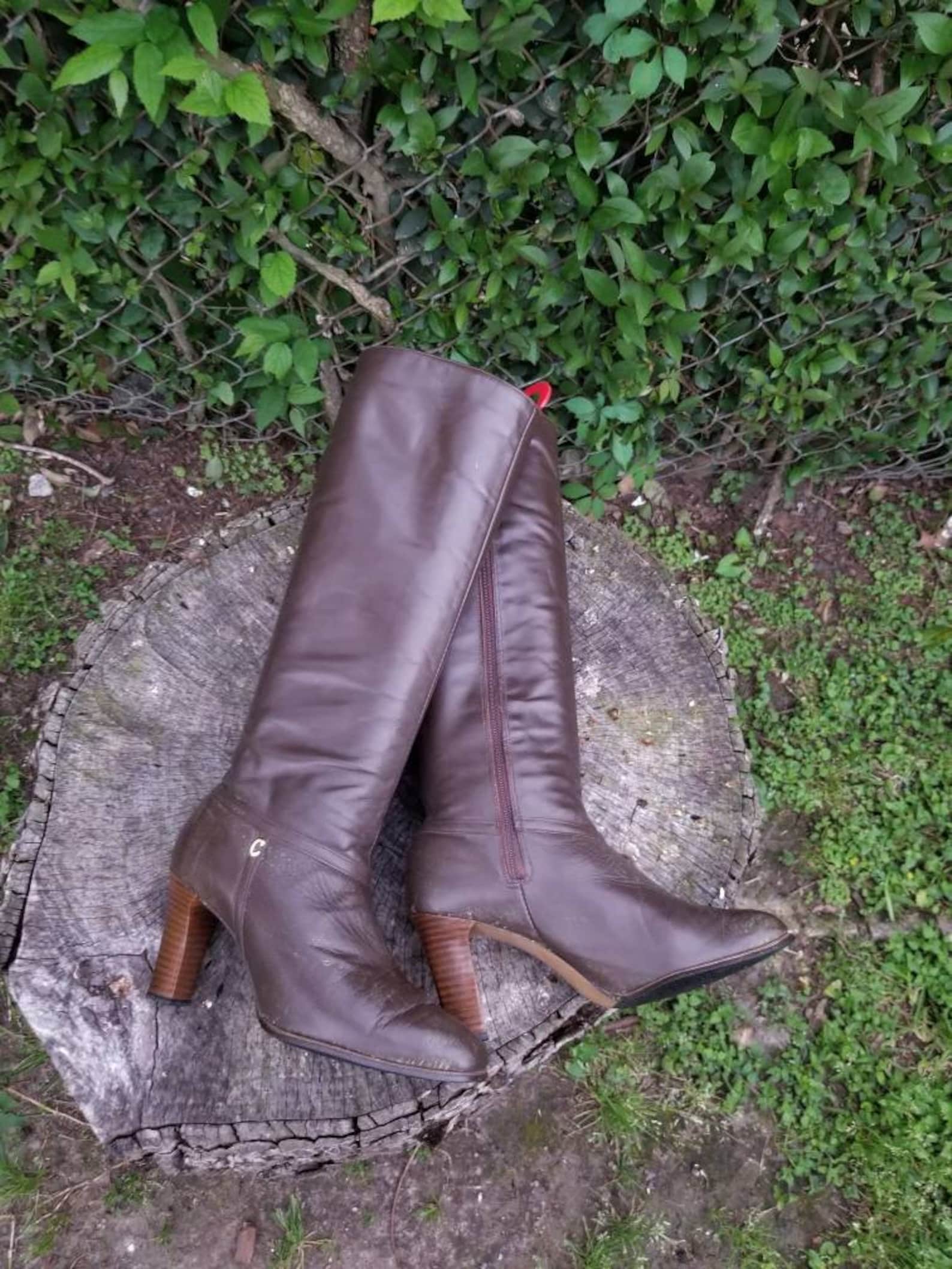 Sz 9 M Vintage Riding Boots From the 80s by Cobbies/ Genuine - Etsy